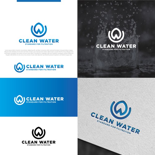 Designs | Simple Clean Logo for Water Filtration Company | Logo design ...