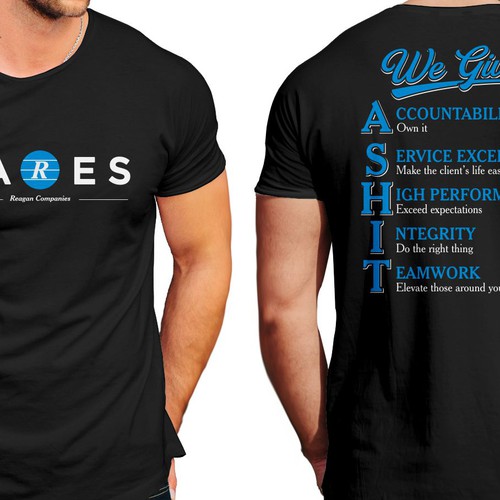 Designs | We give a sh*t - company values t-shirt | T-shirt contest