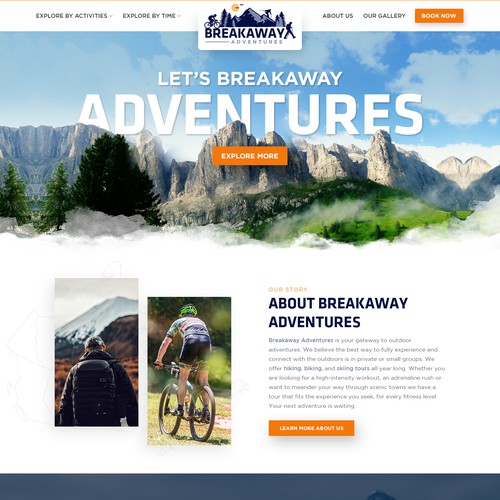 Designs | Design a website for outdoor adventure travel company | Web ...
