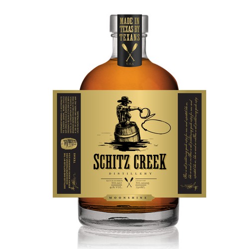 Schitz Creek Distillery Label Design | Product label contest