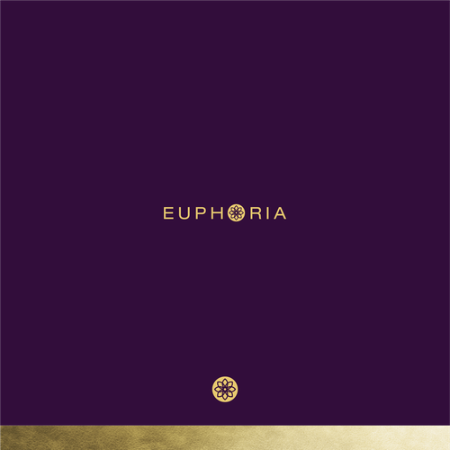 unique luxury logo on top of company name"euphoria" | Logo design contest