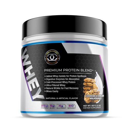 Designs | Protein Label | Product packaging contest