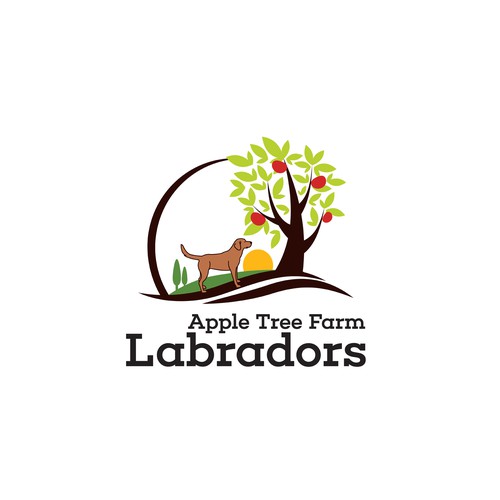 design a prestigious logo for Apple Tree Farm Labradors | Logo design ...