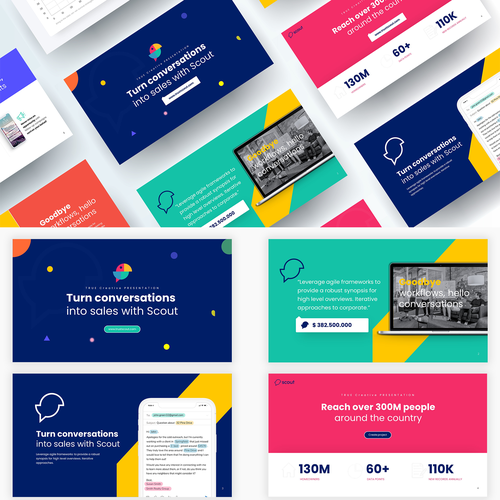 Designs Presentation Template Saas Marketing Platform Powerpoint