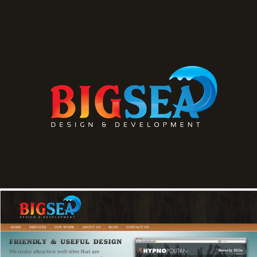 Funky, modern, water-based LOGO DESIGN for a web company | Logo design ...
