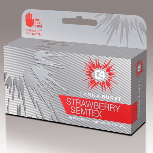 C4 Canna Burst Packaging Design | Product packaging contest