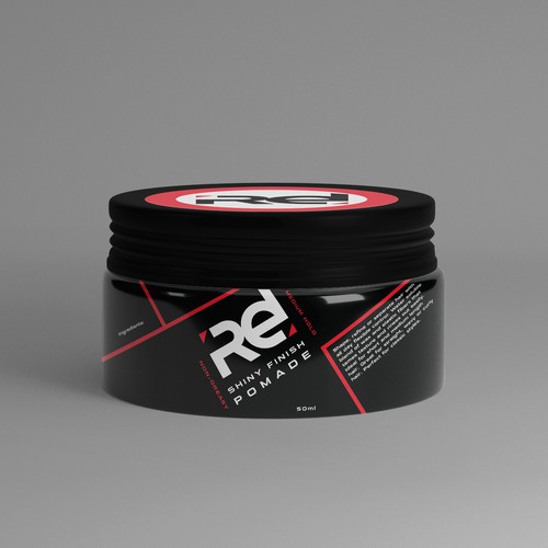 Luxury Design for RED Pomades | Product packaging contest