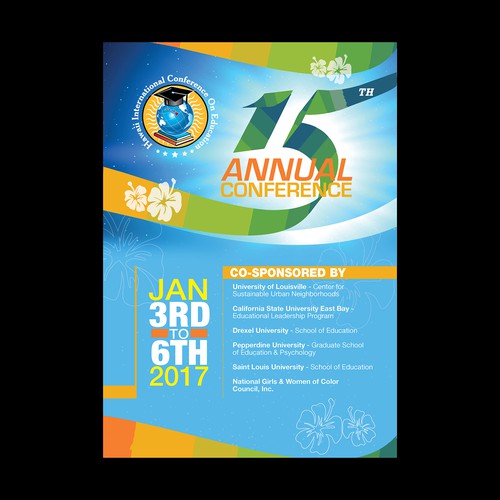 Conference Program Cover Design. | Postcard, flyer or print contest