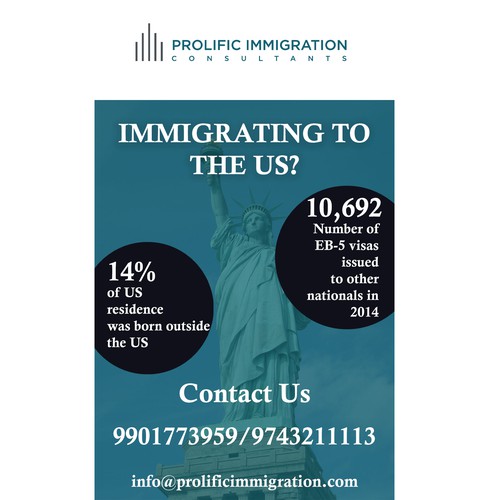 Immigration Consulting Company - Poster Design Needed | Poster contest