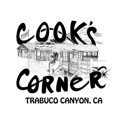 Designs | Cook’s Corner, CA - most famous biker bar in California ...