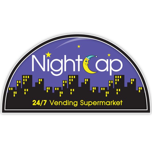 Help make my Nightcap 24/7 Vending Supermarket a reality | Logo design ...