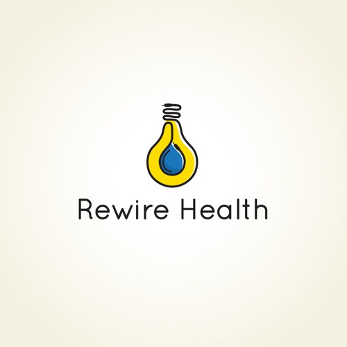 Rewire Health - innovative healthcare technology company logo/brand ...