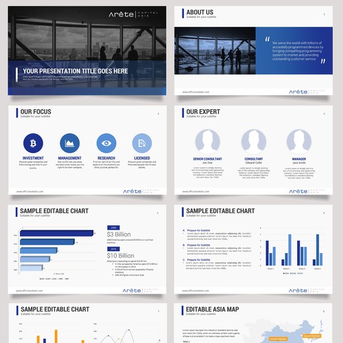 Inspiring PowerPoint template Contests - 99designs