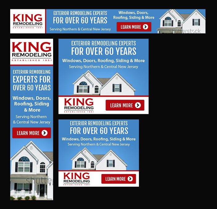 Display/Banner Ad for Exterior Home Remodeling Company Remarketing ...