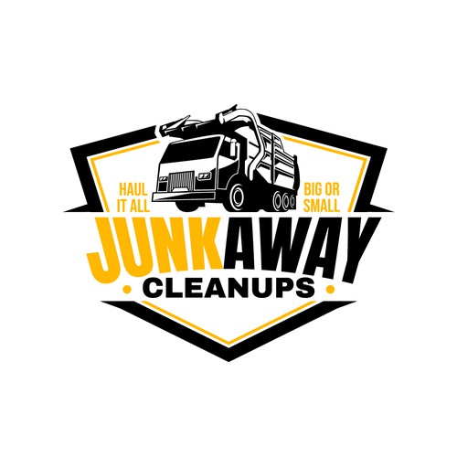 Designs | Modern Junk removal logo, badge style, both original example ...