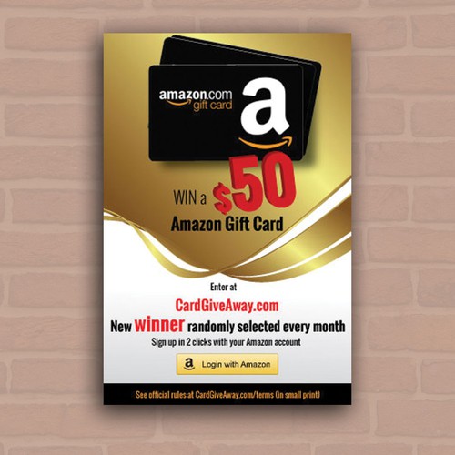 Gift Card Flyer for Acrodo | Postcard, flyer or print contest