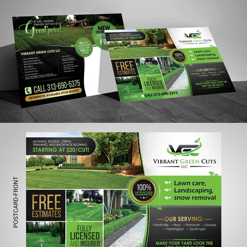 Lawn and Landscape Advertisement | Postcard, flyer or print contest