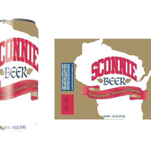 "Sconnie" Beer Can Design | Print or packaging design contest