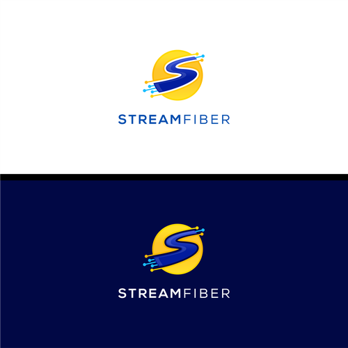 Designs | Stream Fiber Logo | Logo design contest