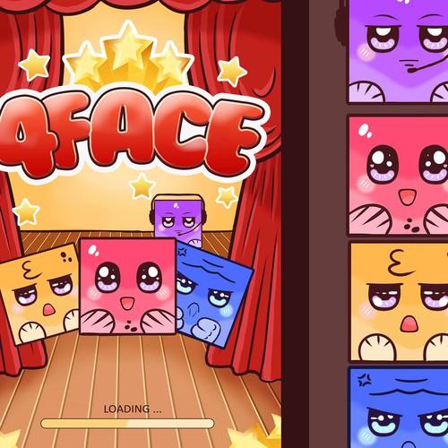 Design an animated face switching game | App design contest