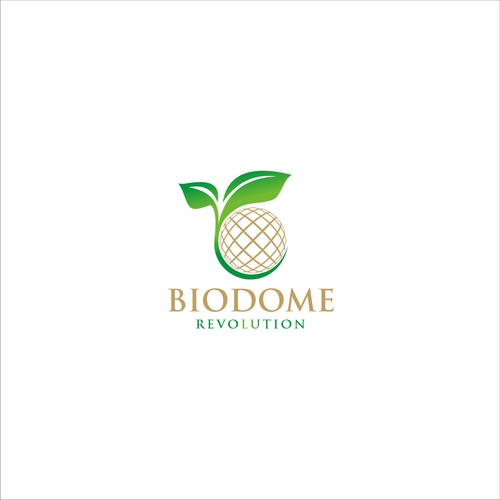 Create a logo for our Biodome Revolution product that inspires people ...