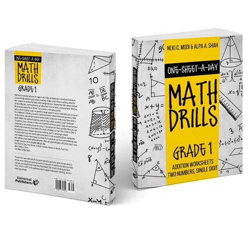 Math Drill Workbook Series (addition) for grades 1 through 7 (1 of 24 ...