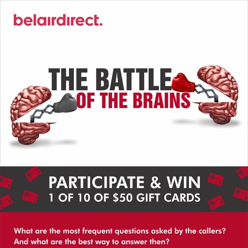 Battle of the brains! poster | Poster contest