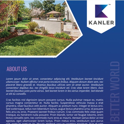 Construction Company Portfolio Booklet | Brochure contest