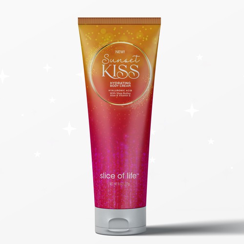 Designs | slice of life Sunset Kiss Body Cream | Product packaging contest