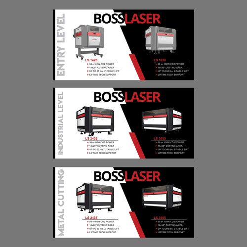 Design 4x8' Laser Machine Banners | Poster contest