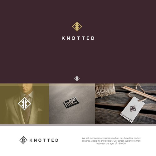 Create a modern, masculine and fun illustration for Knotted | Logo ...