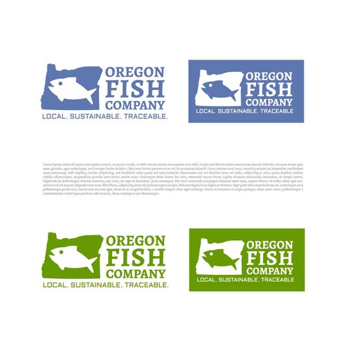 OREGON FISH COMPANY | Logo design contest