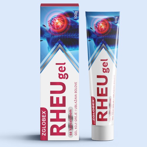 Designs | RePACK (Redesign) for Red Gel for Heating of joints and pain ...