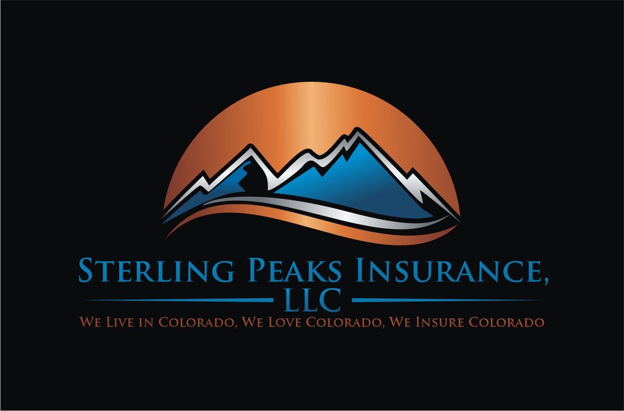 Create a Mountain Peaks logo for a Colorado Insurance Company, the more ...