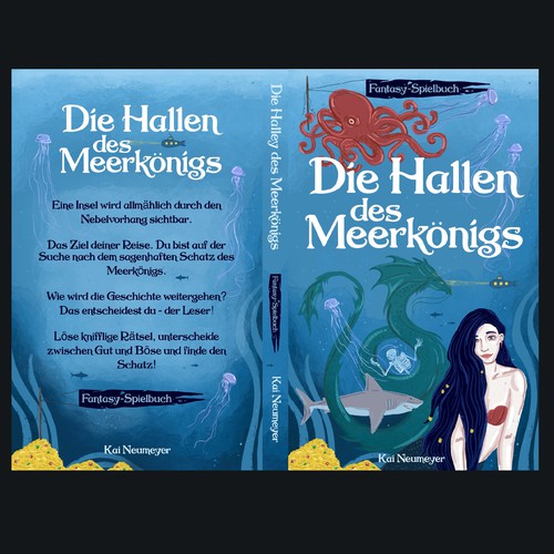 Designs | Cover for interactive book in underwater / ocean setting for ...