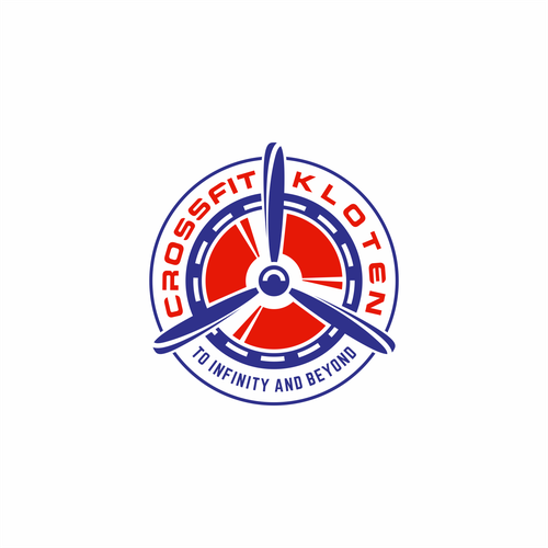 Designs | Airplane style logo for a CrossFit Gym | Logo design contest