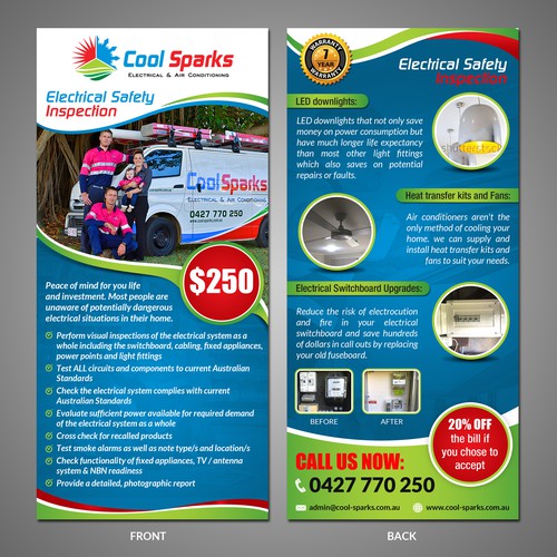 Electrical leaflet for potential house buyers | Postcard, flyer or ...