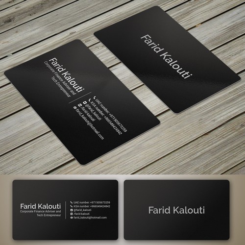 Design a sleek and professional personal business card | Business card ...