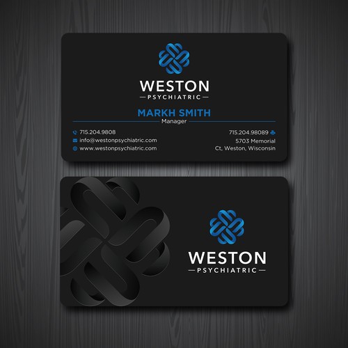 Designs | Design a professional business card for mental health ...