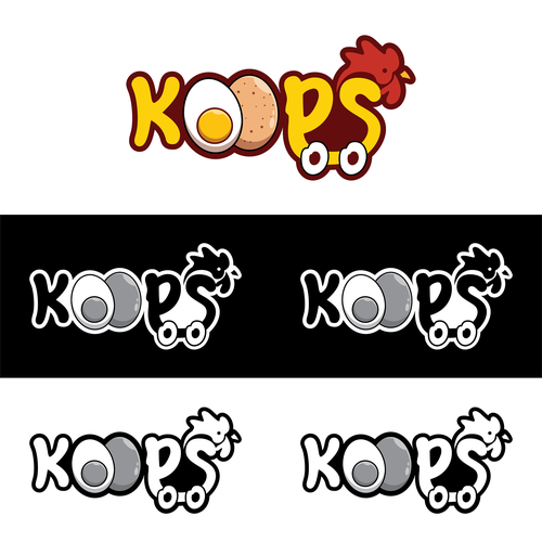 Designs | KOOPS Logo design Contest: Cracking Creativity with Eggs ...