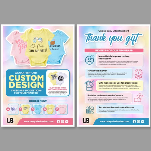 Designs | 2 page PDF - catalog/infographic | Other business or ...