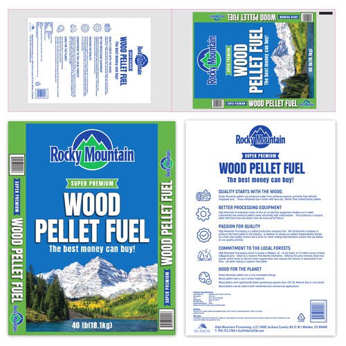 Designs | Refresh the Design of a Wood Fuel Pellet Retail Bag | Product ...