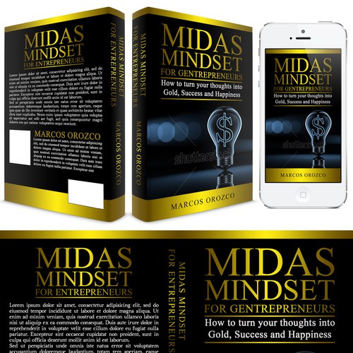 Designs | Golden Mindset | Book cover contest