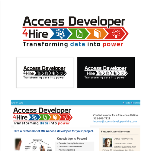 Access Developer 4 Hire needs a new logo | Logo design contest