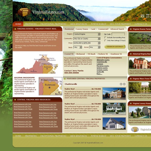 Skin Three Wireframes for Real Estate Website Re-design | Web page ...