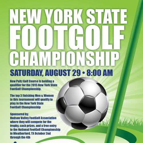 Need Flyer to promote FootGolf Tournament | Postcard, flyer or print ...