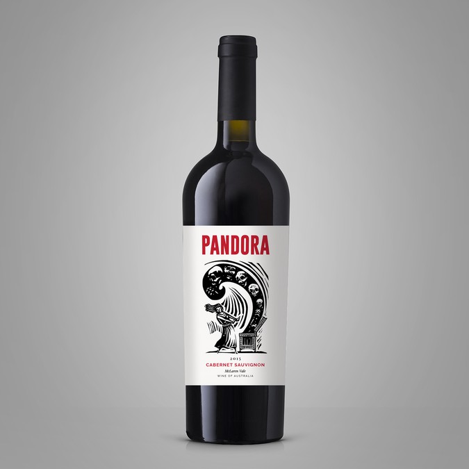 Design a Wine Label called 'Pandora' | Product label contest