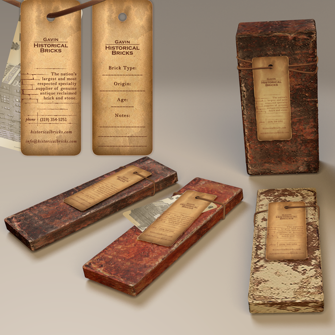 Sample Tag for Gavin Historical Bricks | Other packaging or label contest
