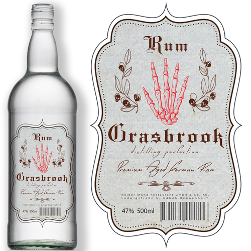 We need a Label for Premium German Rum! | Product label contest