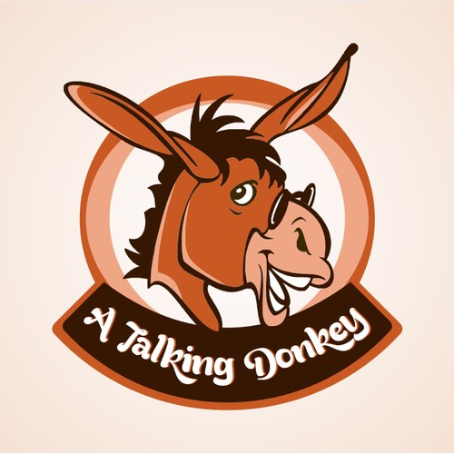 I Need a Donkey! A Talking Donkey Logo Design | Logo design contest